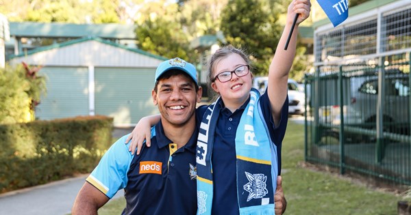 'Biggest fans' to run onto field with Titans | NRL.com