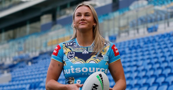 NRLW 2024: Titans, Historic jersey makes Chapman very proud ahead of ...