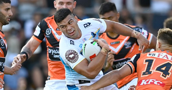 NRL 2023: Titans, Key three: Titans tame Tigers with inspirational ...