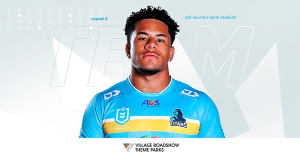 NRL 2024: Titans, Round 5 team: Two to debut as HSS, Pahulu headline ...