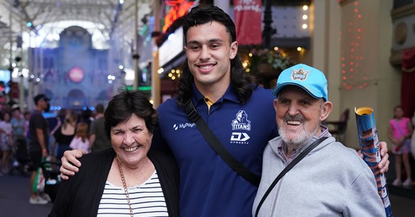 NRL 2023: Titans captain overjoyed by support at Members' Christmas ...