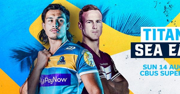 What's on this Sunday for Titans v Manly | Titans