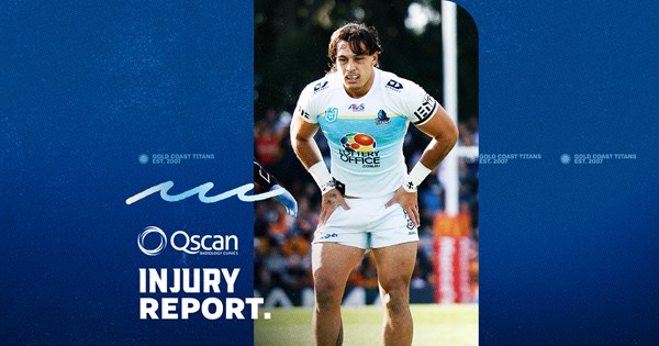 NRL 2025: Titans, Injury report: Fa'asuamaleaui sidelined with knee ...
