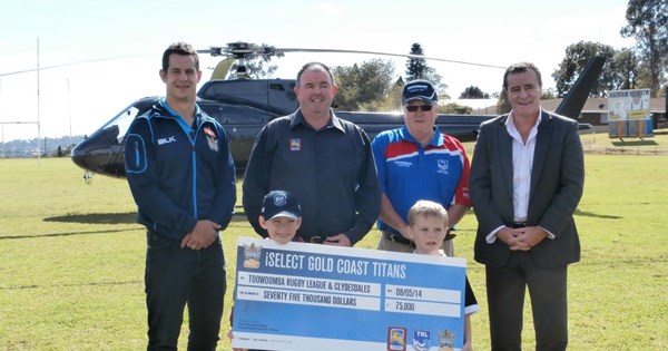 League in Toowoomba $75,000 better off | Titans