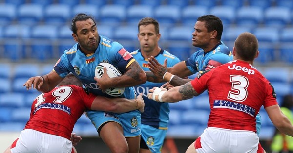 Zeb Taia talks to media | Titans