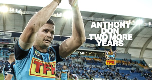 Anthony Don remains a Titan | Titans