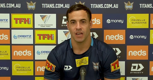 Corey Thompson first interview as a Titan | Titans